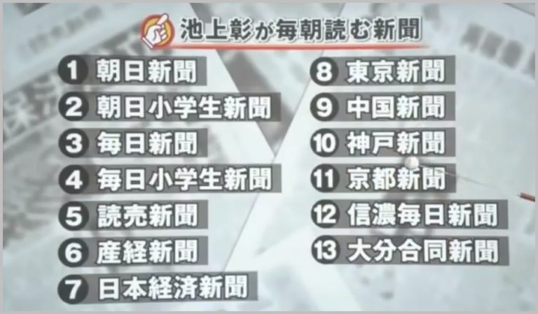 【新聞比較】池上彰のおすすめは?どこがいい?違いや特徴を解説!